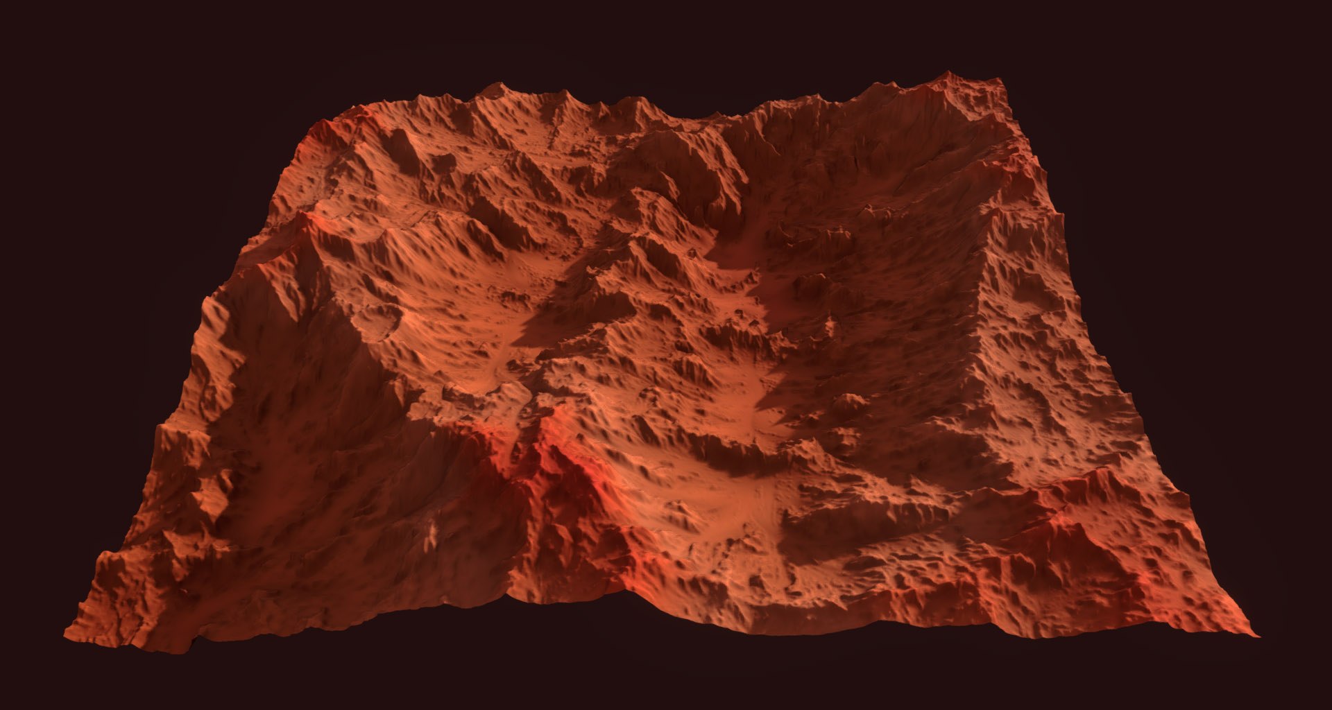 3D Mars Terrain - TurboSquid 1303218