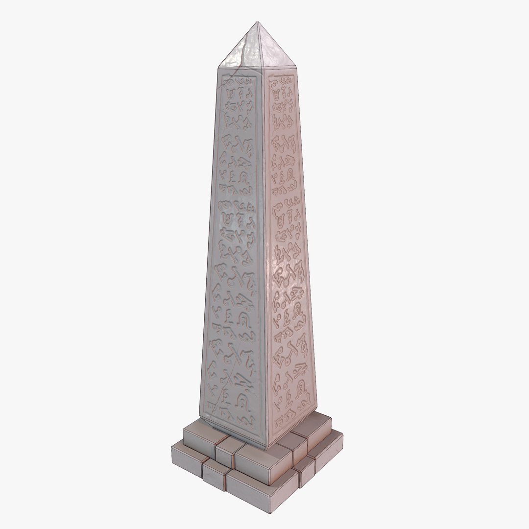 3D Model Mystical Obelisk - TurboSquid 1819781