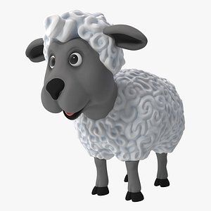 Rigged And Low Poly Cartoon Sheep 3D Models For Download | TurboSquid