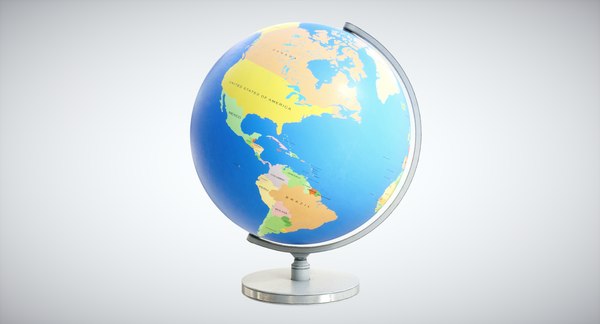 3D lightwave globe model - TurboSquid 1251012