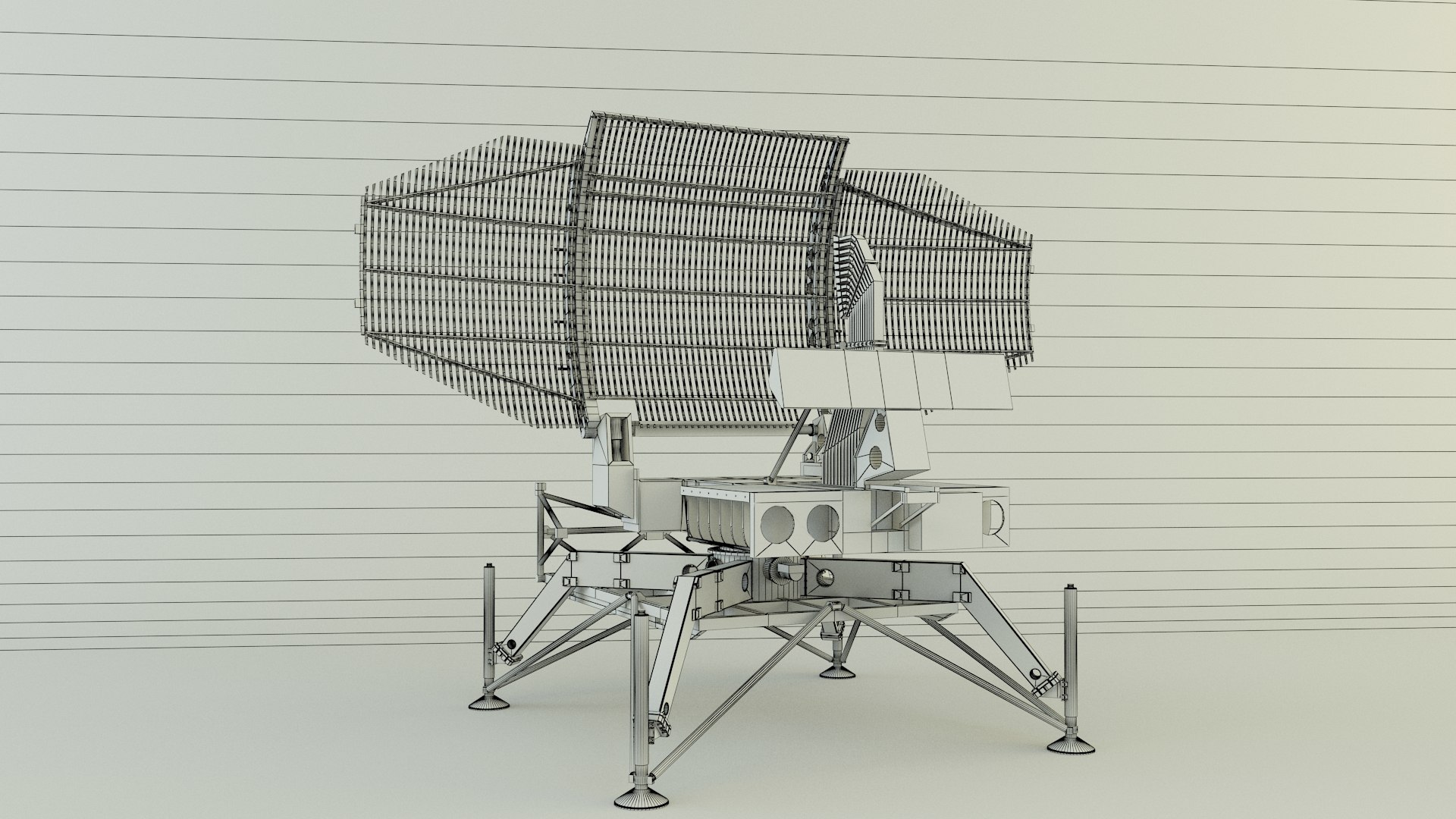 3D Military Radar System - TurboSquid 2348222