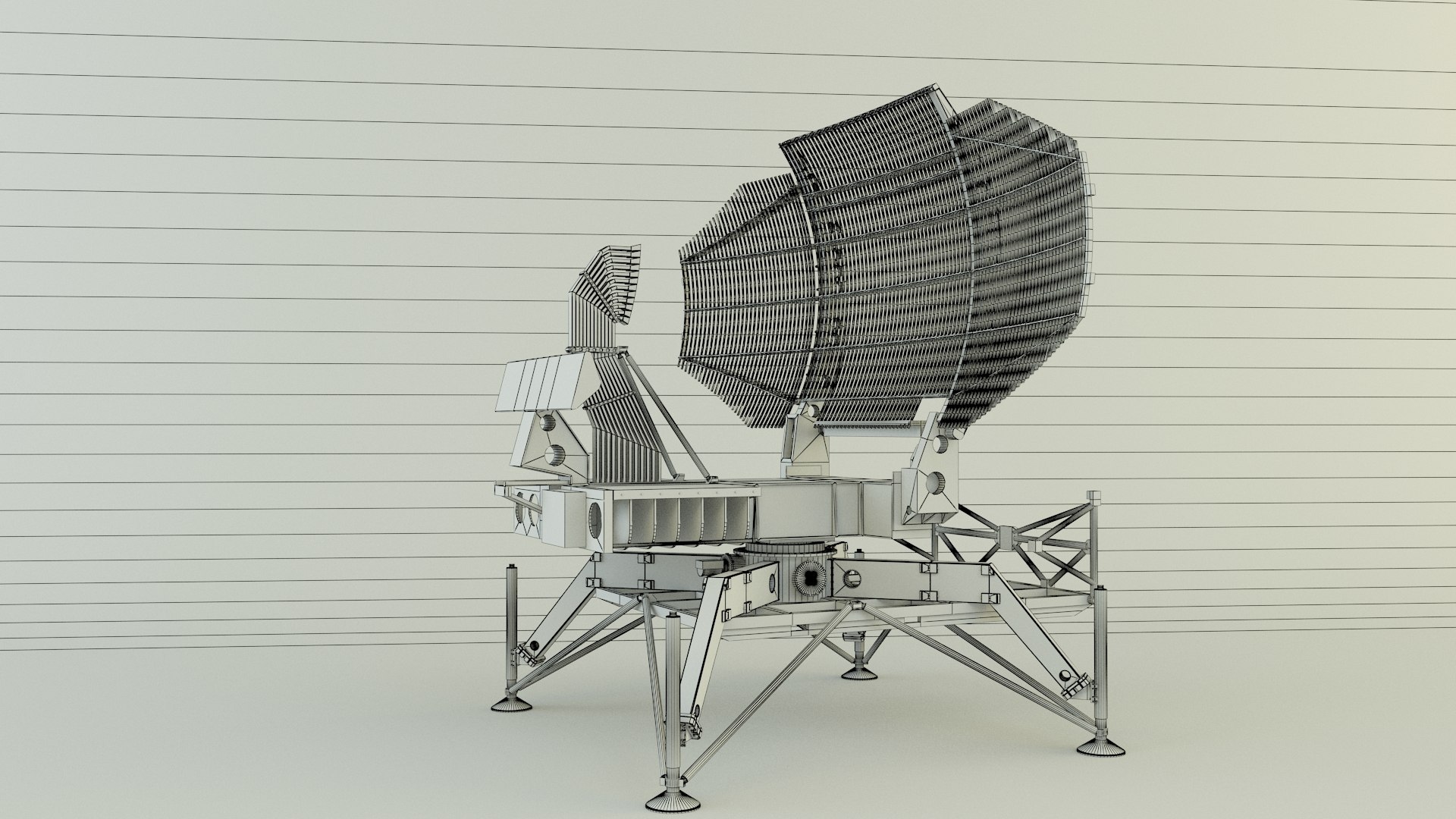 3D Military Radar System - TurboSquid 2348222