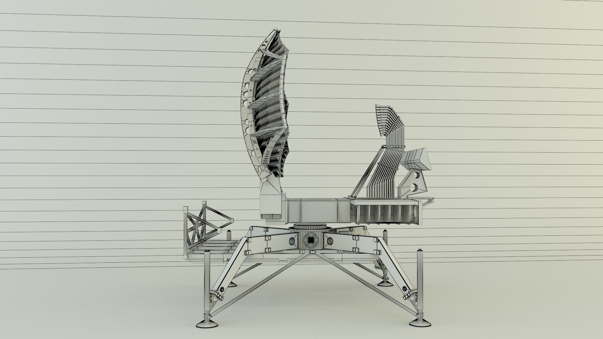 3D Military Radar System - TurboSquid 2348222