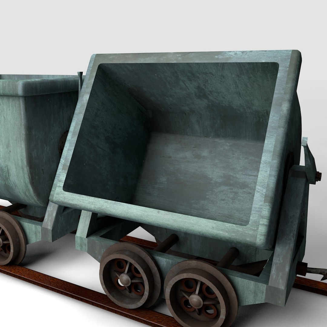 Cart Mining 3d Obj