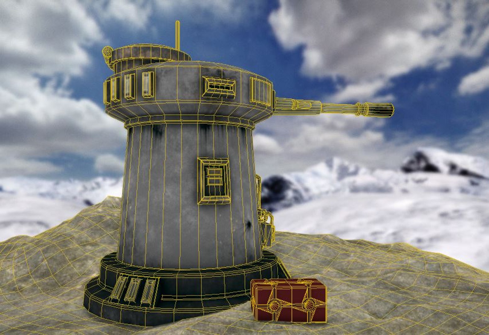 3D Laser Space Model - TurboSquid 1157039