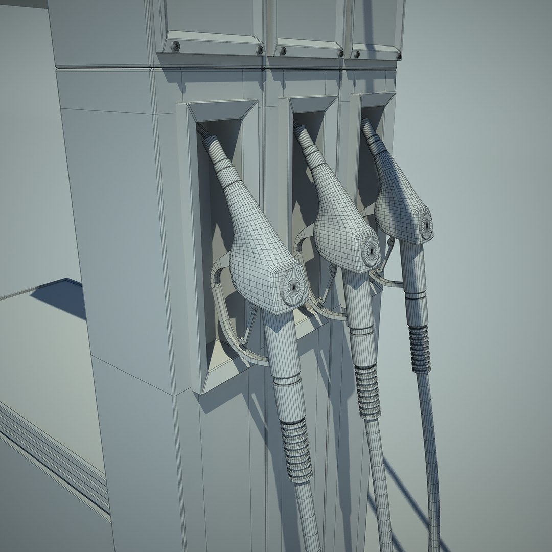 Petrol Pump 3d Max