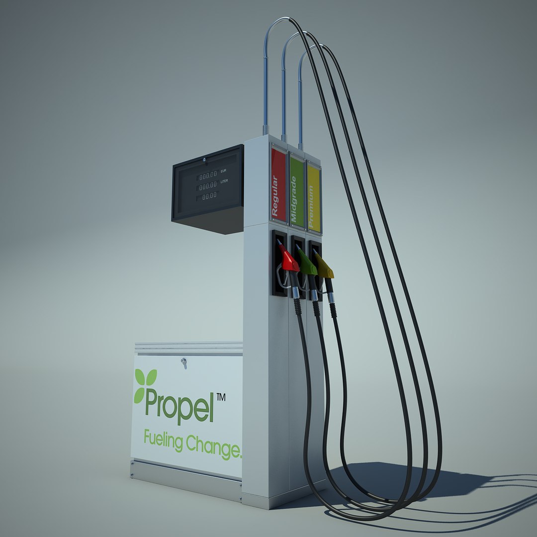 Petrol Pump 3d Max