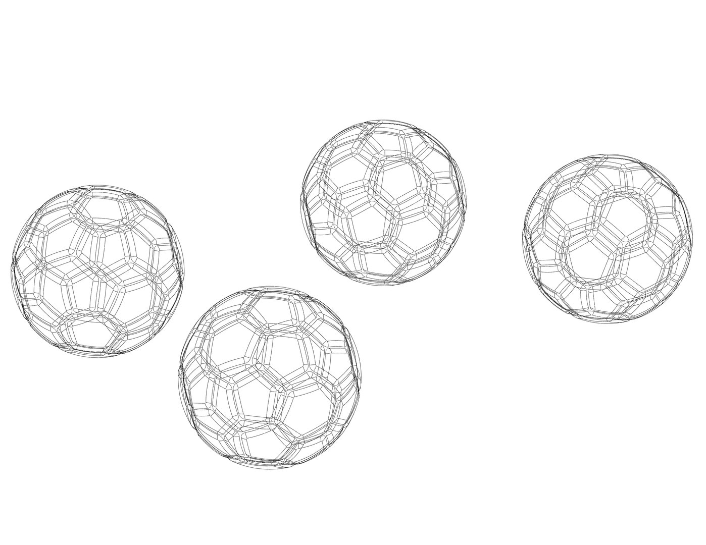 Coloured Plastic Football Ball 20 Cm 3D Model - TurboSquid 2176015