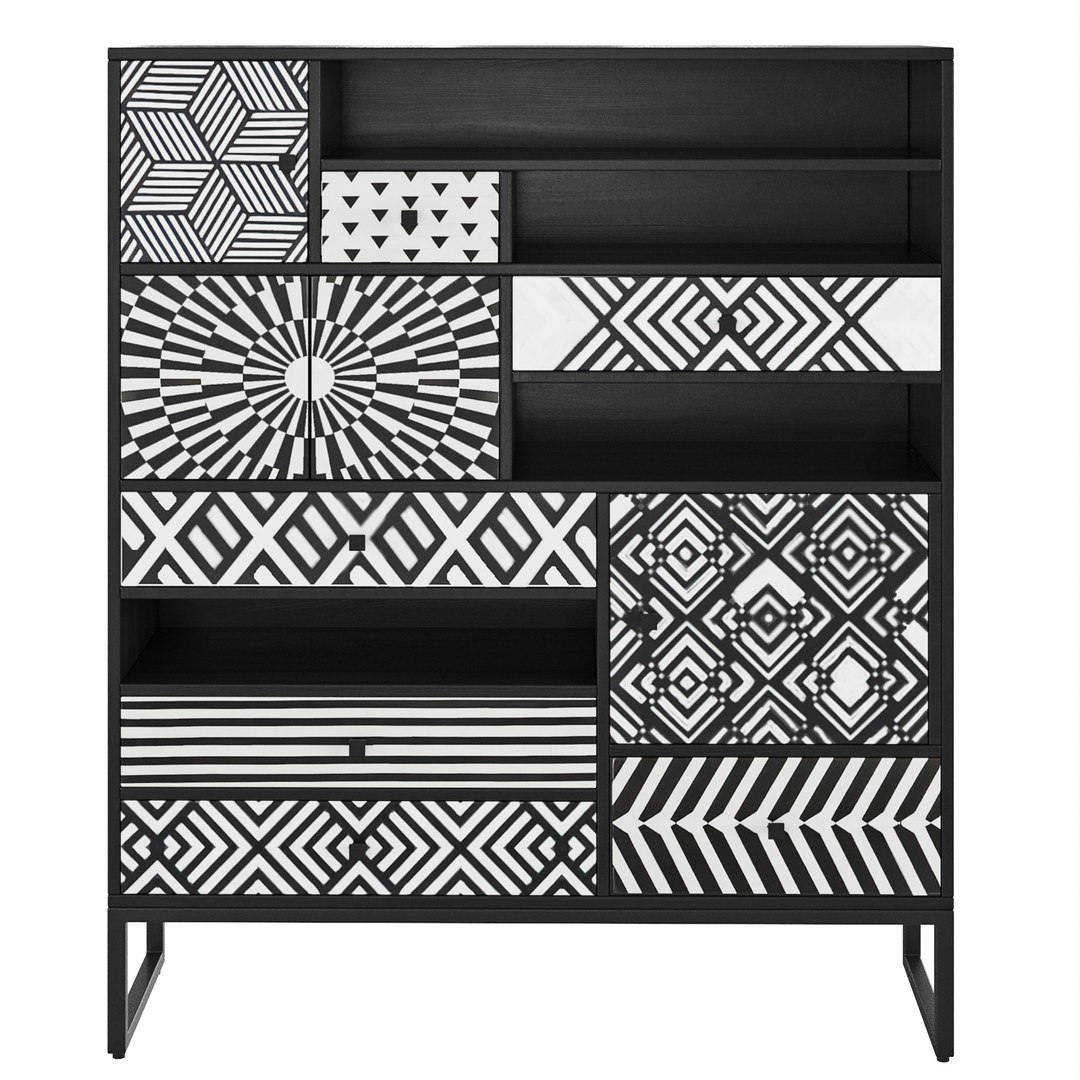 3D model Chest of drawers Royal Glossy - TurboSquid 1968813