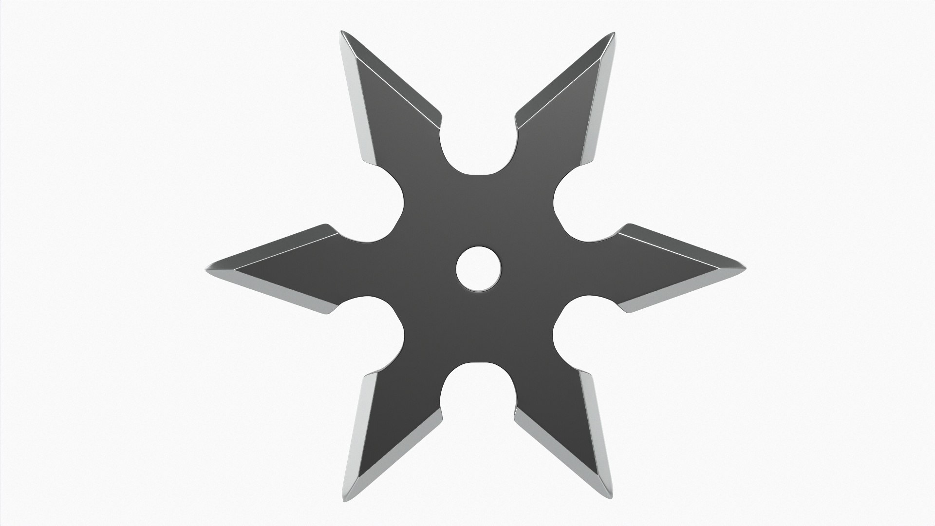 3D Shuriken Throwing Ninja Knife 03 Model - TurboSquid 1856439