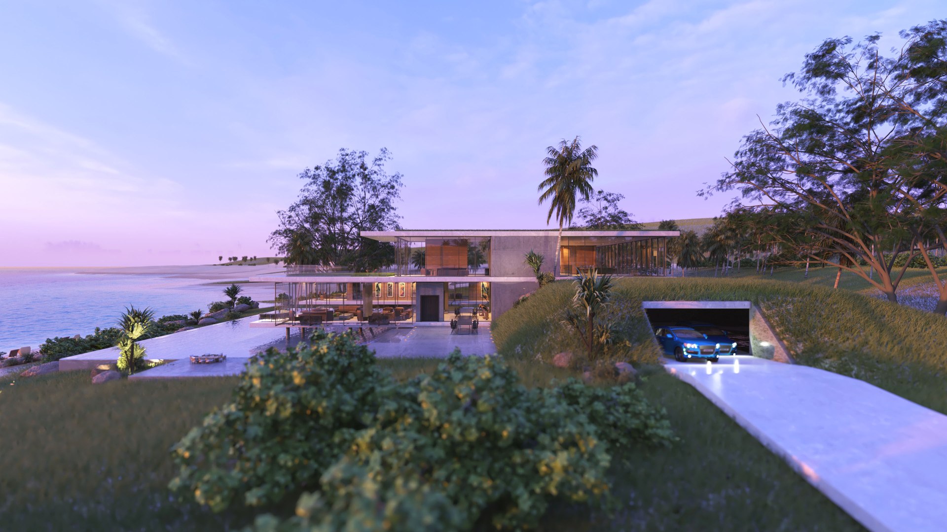Modern Beach House Revit And Vray 3ds Max 3D - TurboSquid 1921420