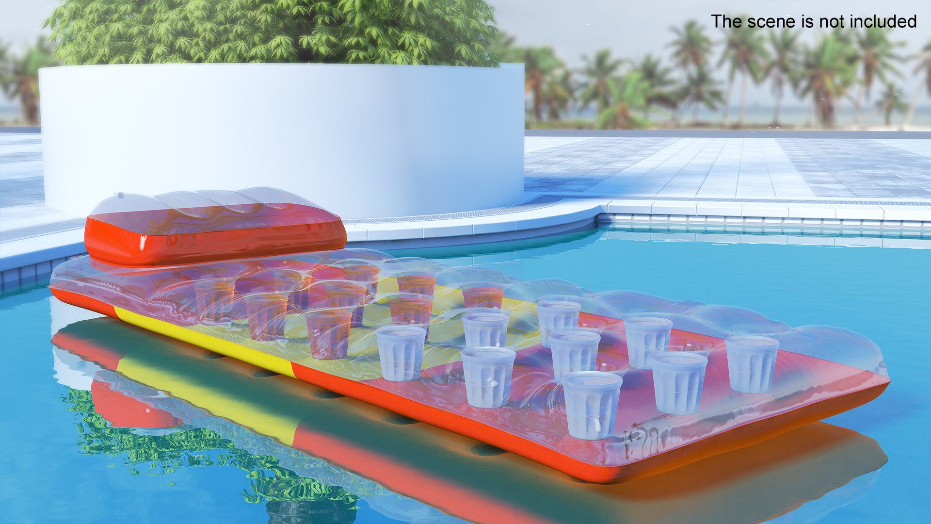 Air Mattresses Swimming Pool Inflatable Bed 3D Model - TurboSquid 2147274