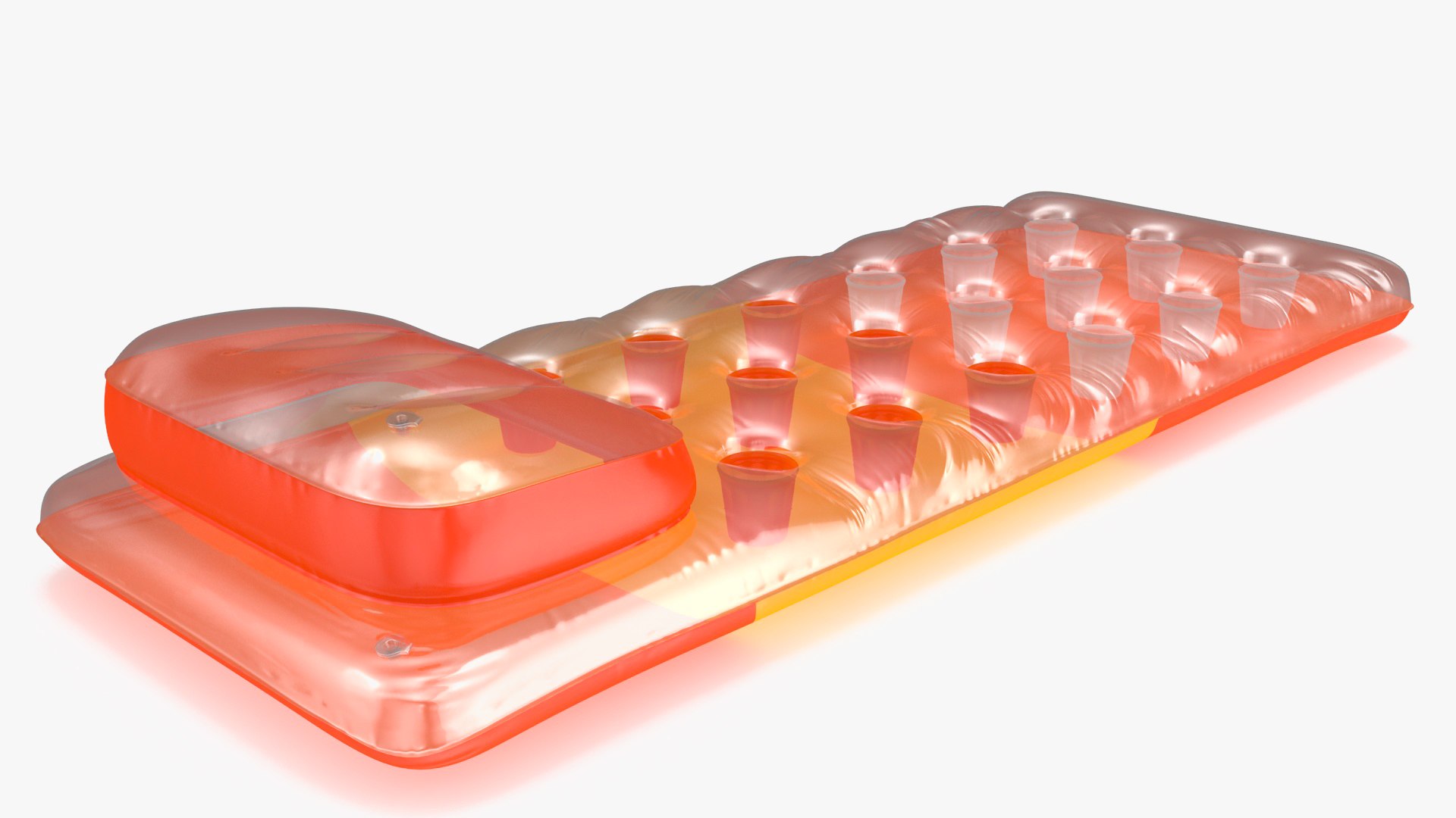 Air Mattresses Swimming Pool Inflatable Bed 3D Model - TurboSquid 2147274