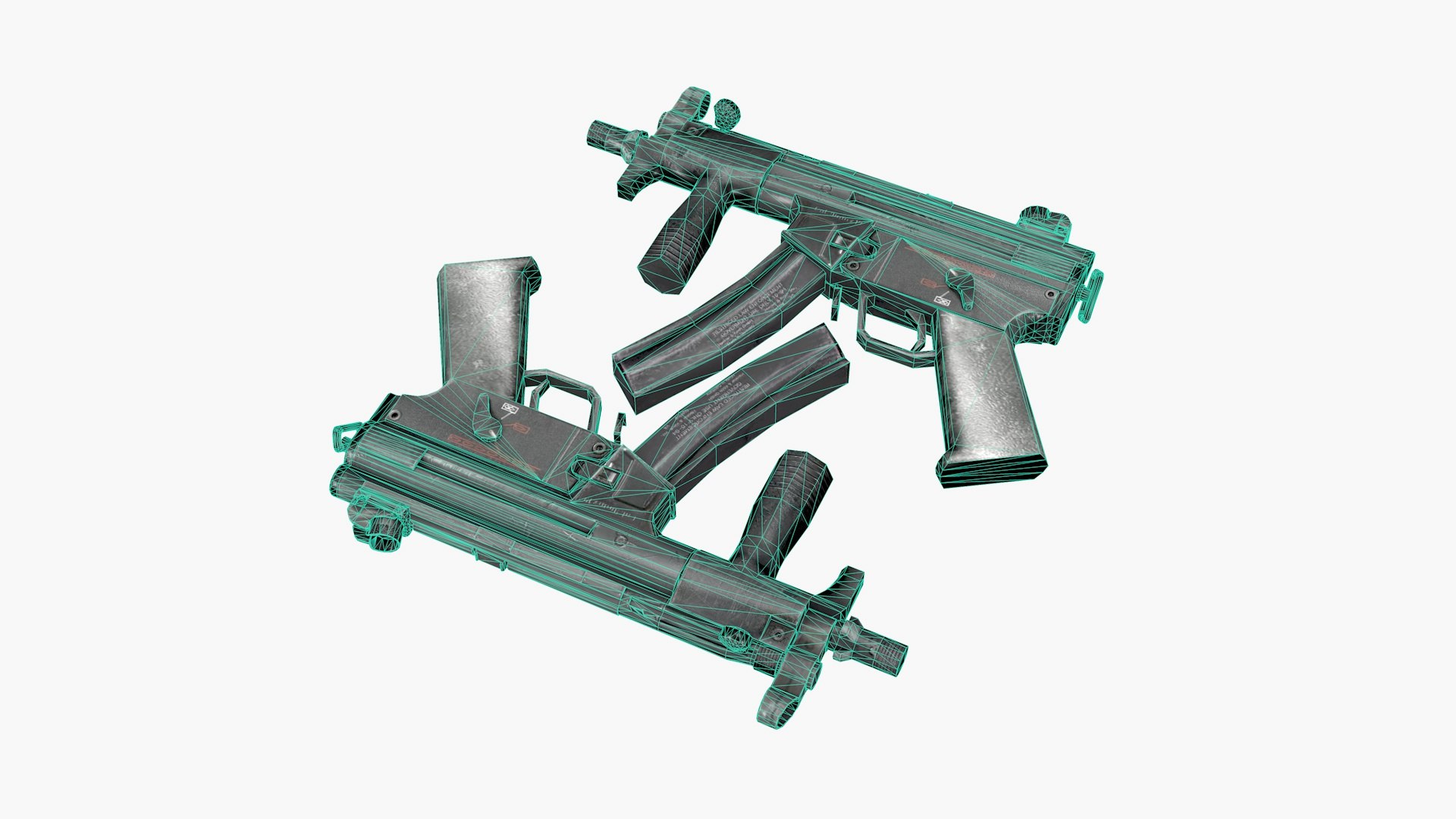 MP5K 3D model - TurboSquid 1868029