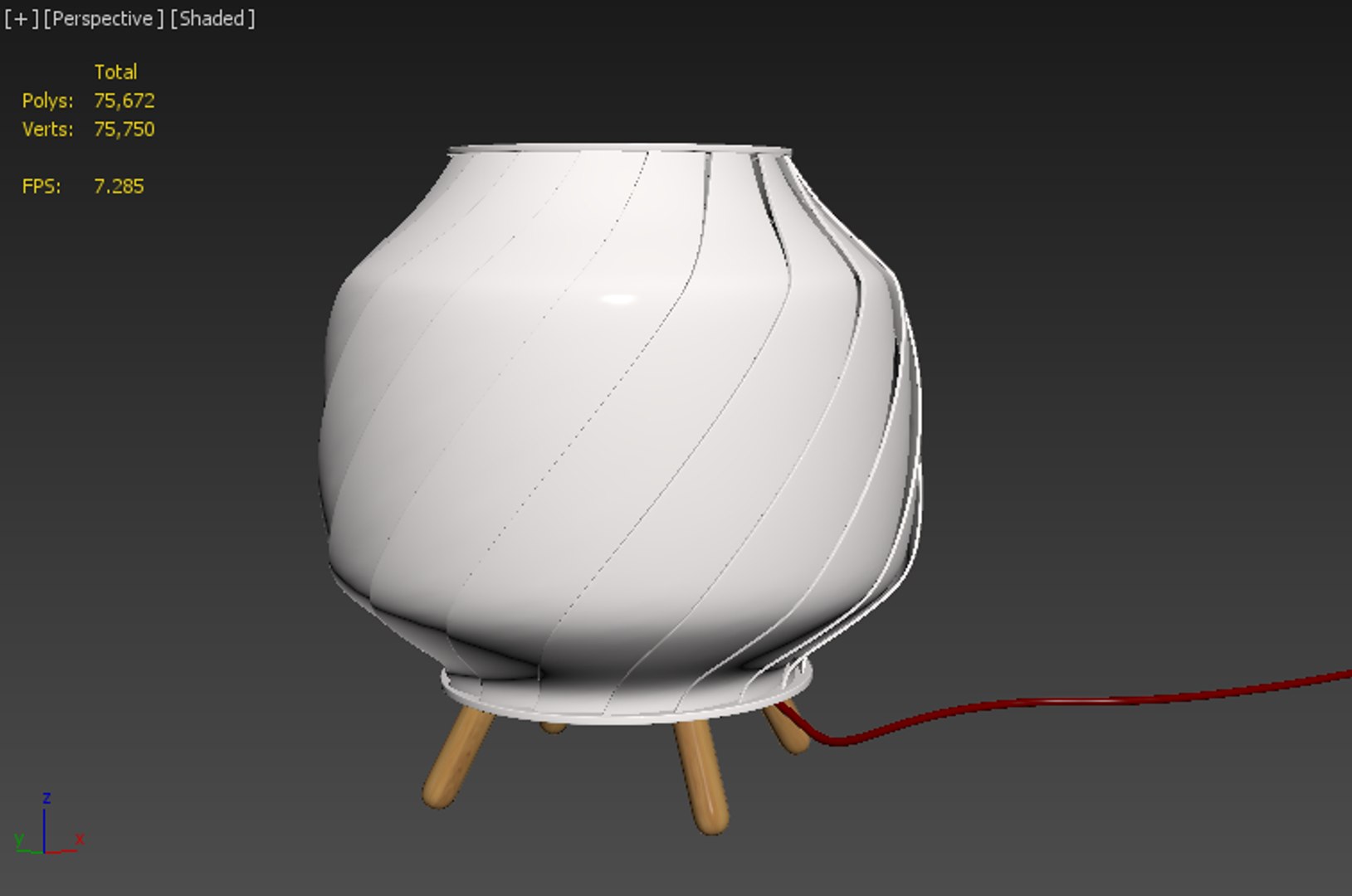 lamp light 3d max