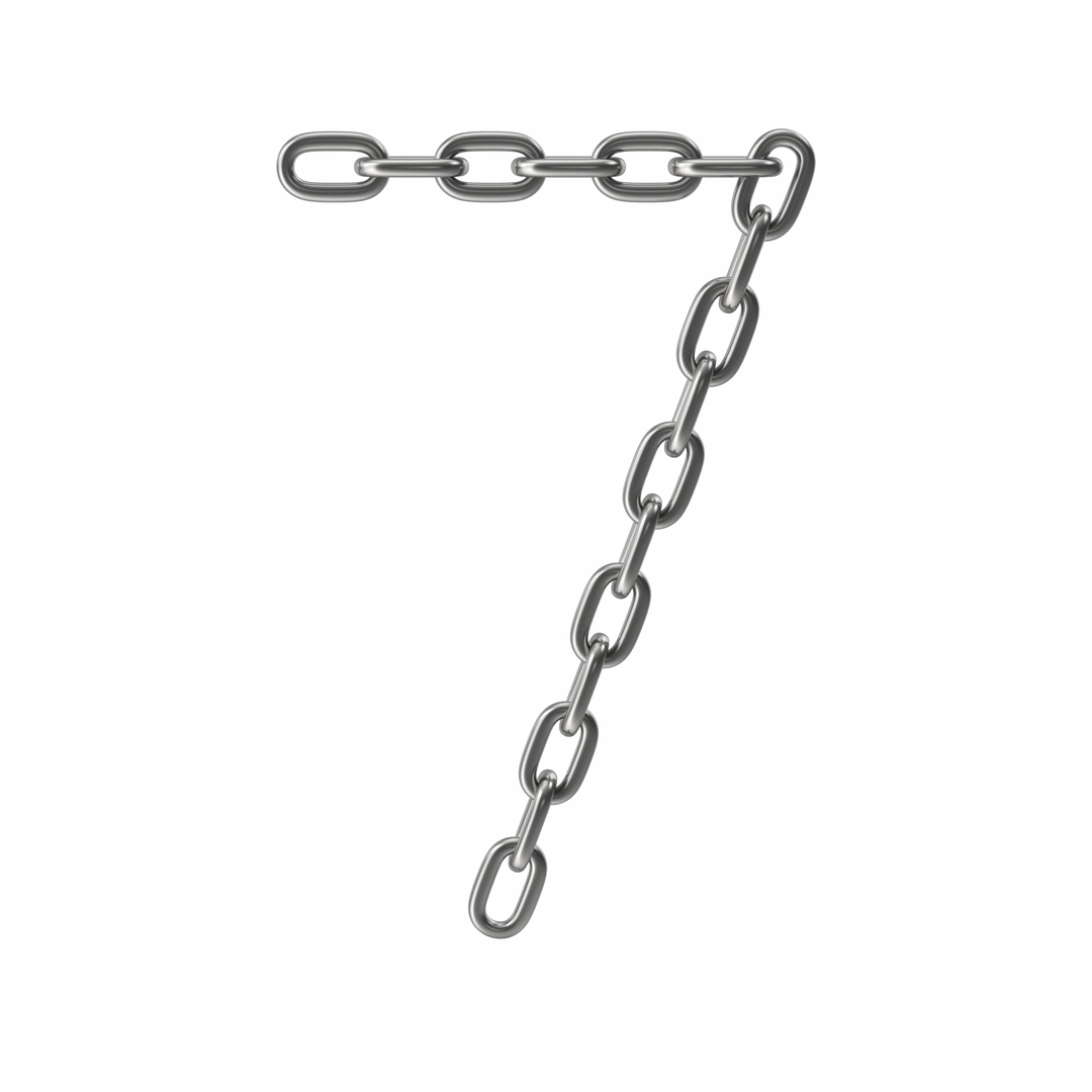3D Model Chain Numbers Collection - TurboSquid 2031523