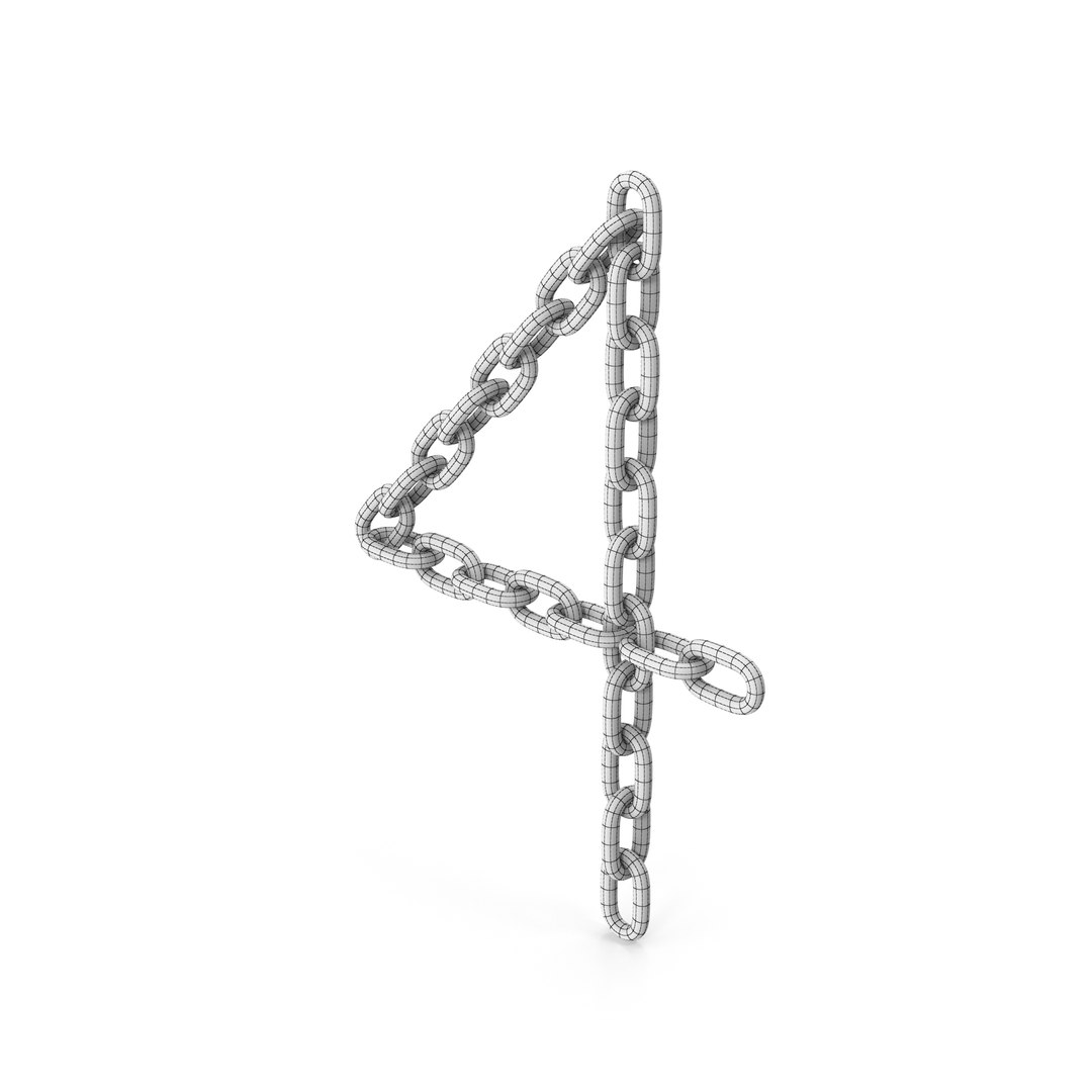 3D Model Chain Numbers Collection - TurboSquid 2031523