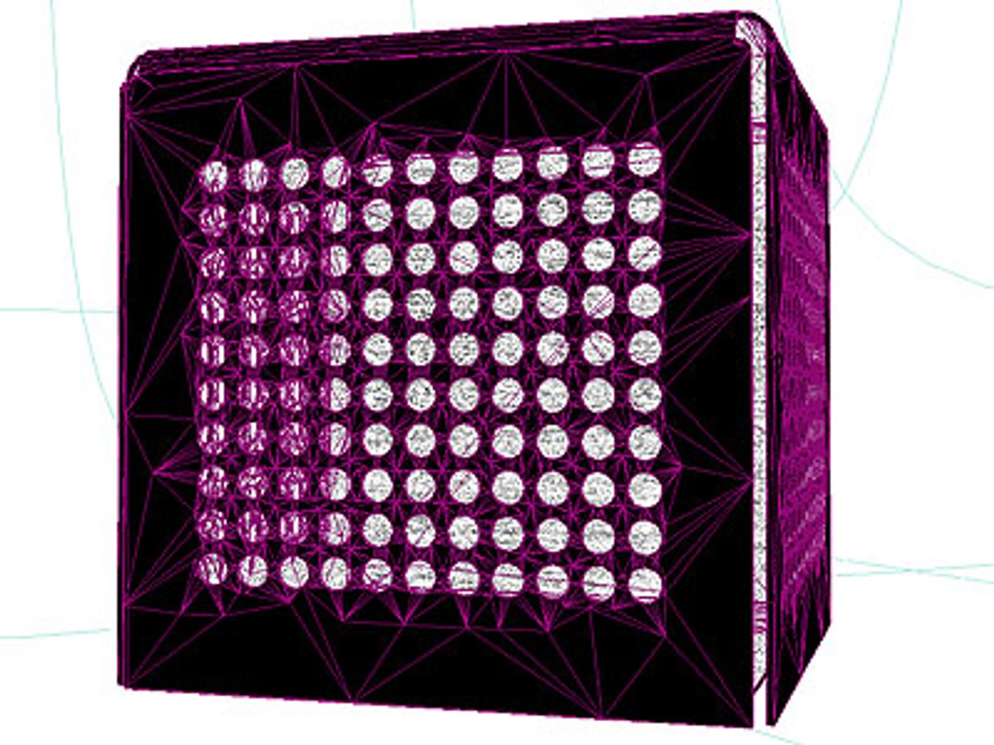 Accented Cubic Light Box 3d Max