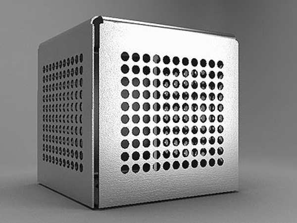 accented cubic light box 3d max