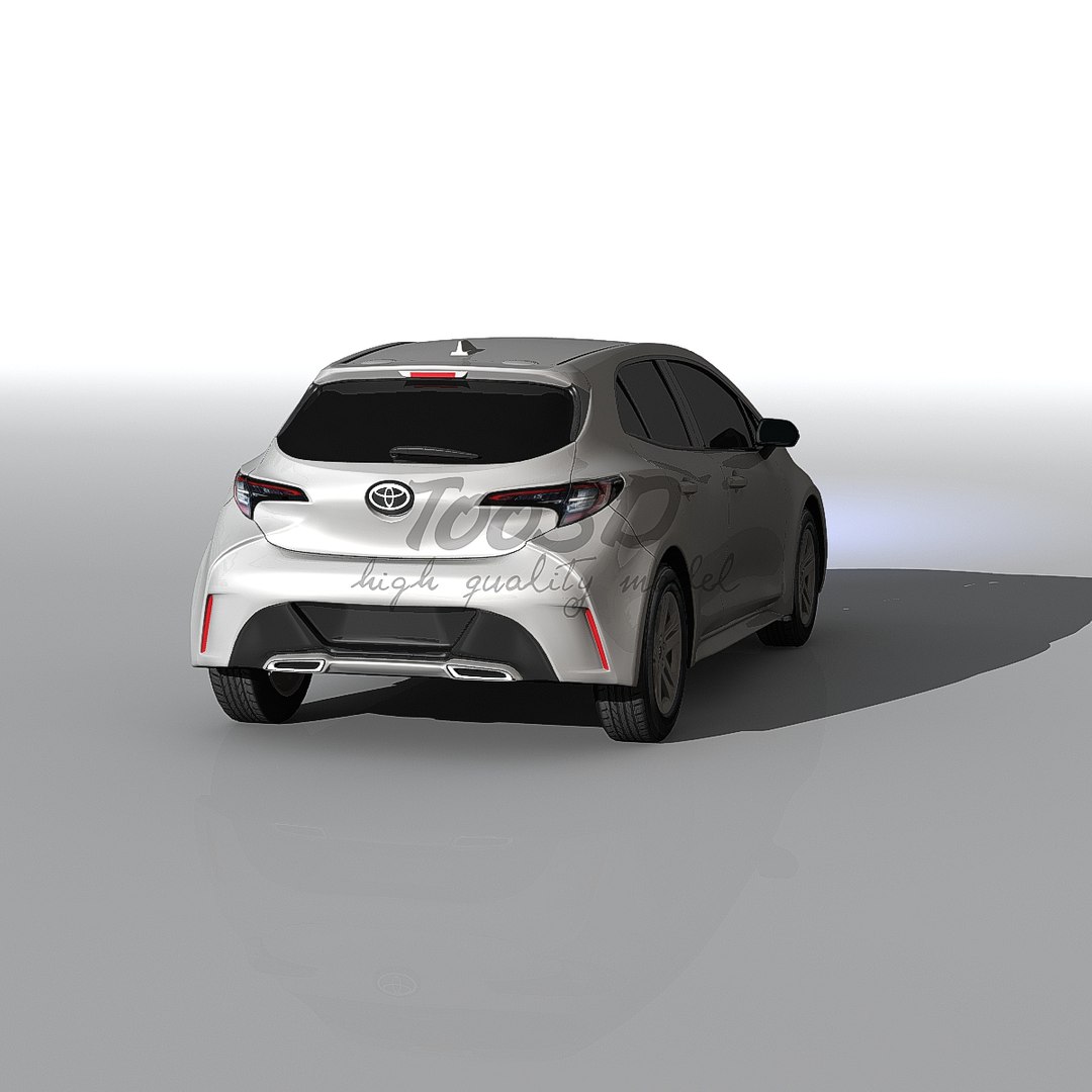 Corolla Hatchback 3D Model - TurboSquid 1283526