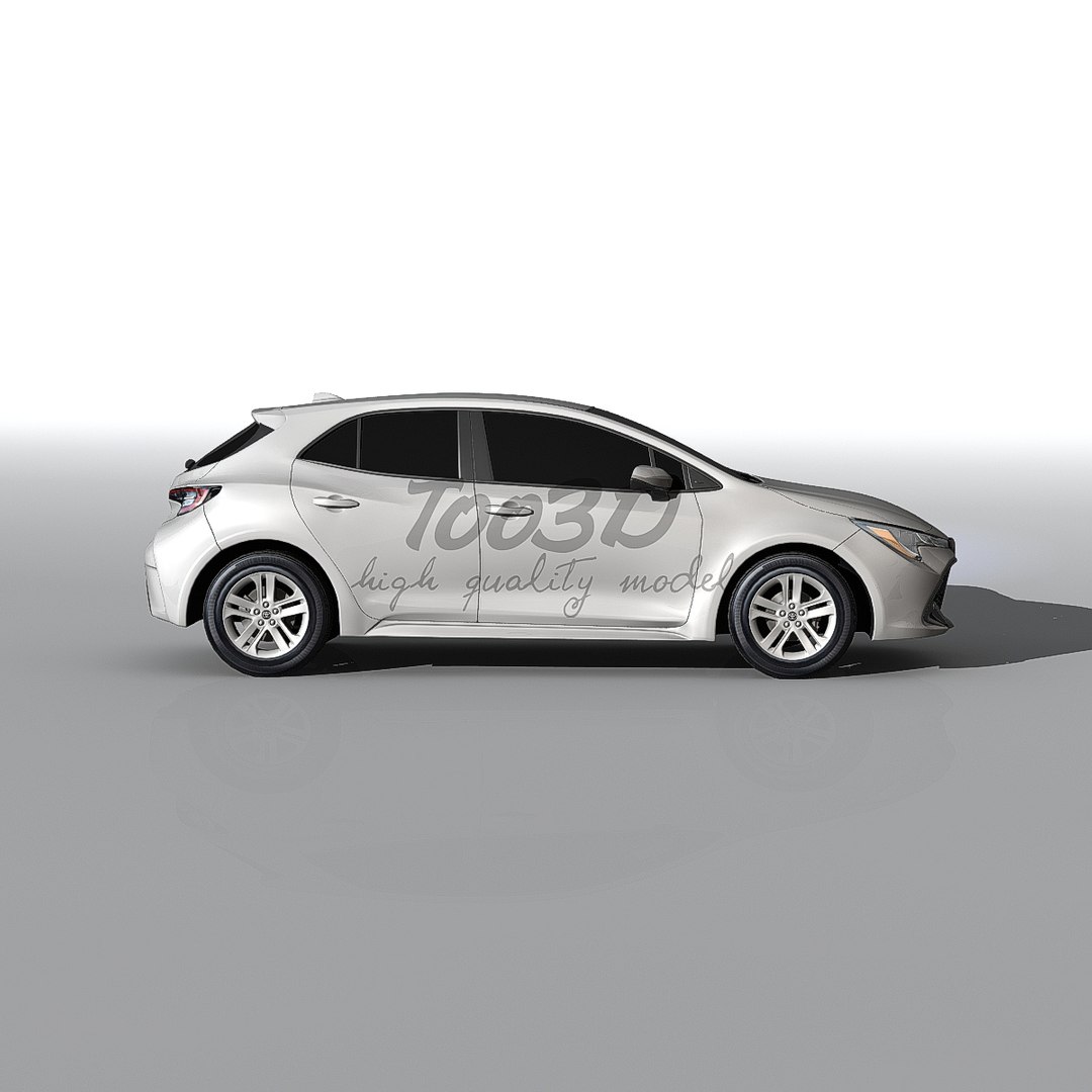 Corolla Hatchback 3D Model - TurboSquid 1283526
