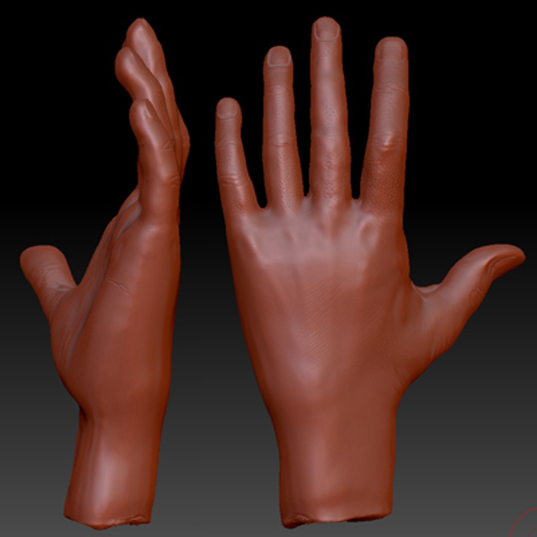 hand sculpture 3d 3ds