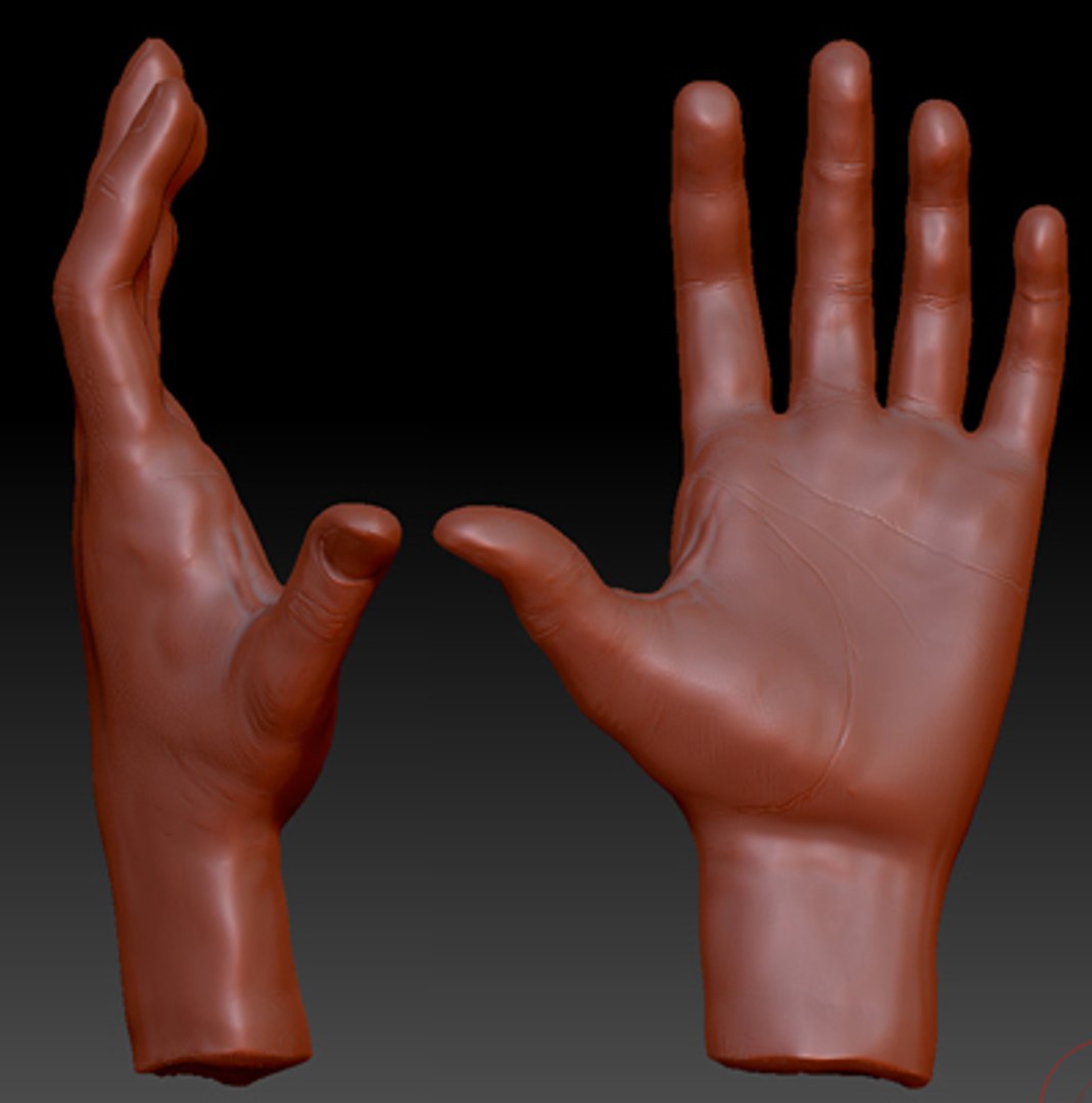 hand sculpture 3d 3ds
