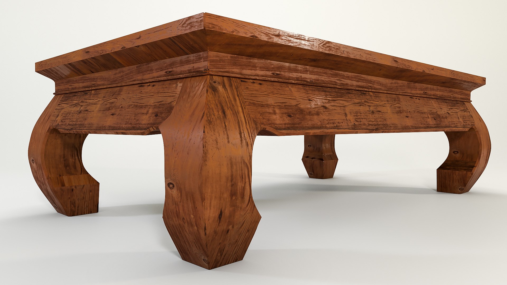 Table - Colonial Style - Collection 01 3D model - TurboSquid 1882944