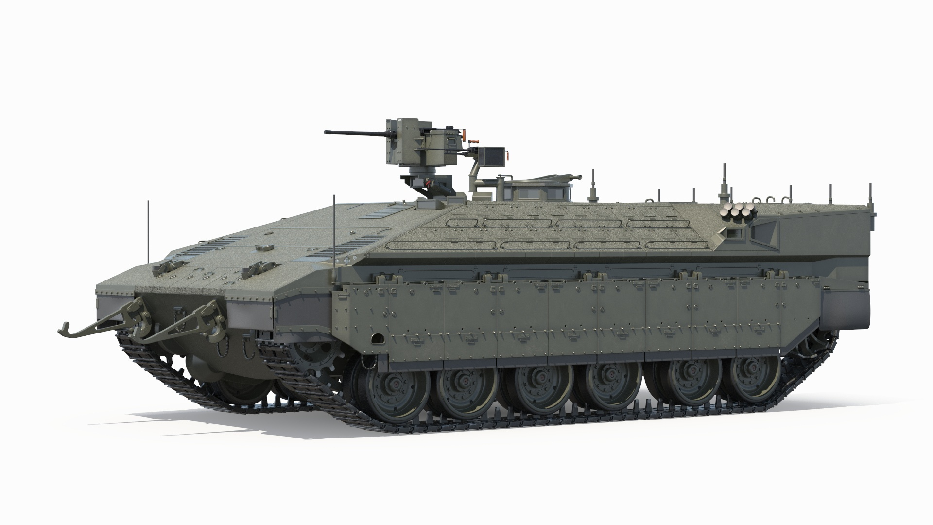 Israeli Namer APC With Machine Gun Station 3D Model - TurboSquid 2411125