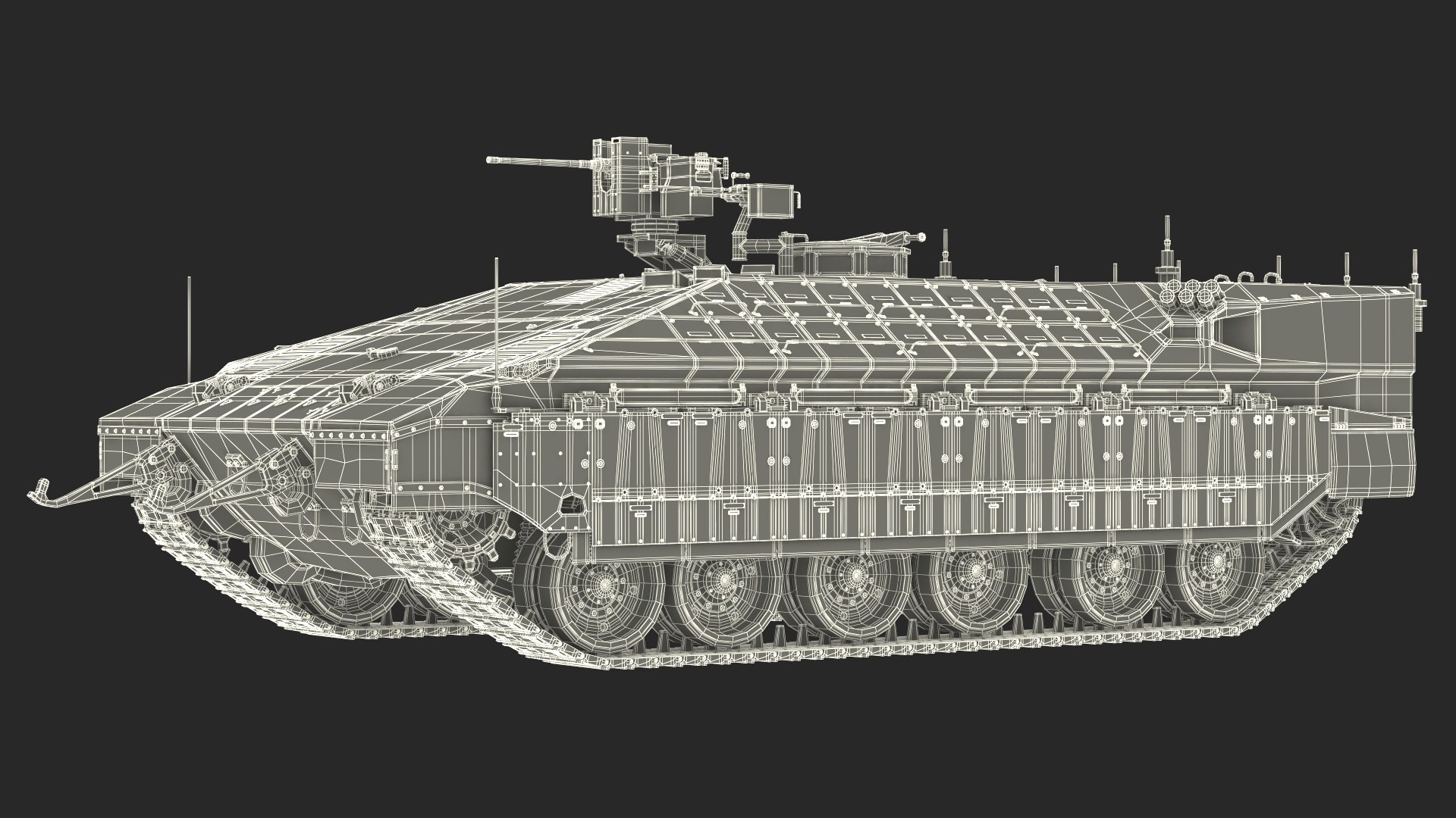 Israeli Namer APC With Machine Gun Station 3D Model - TurboSquid 2411125