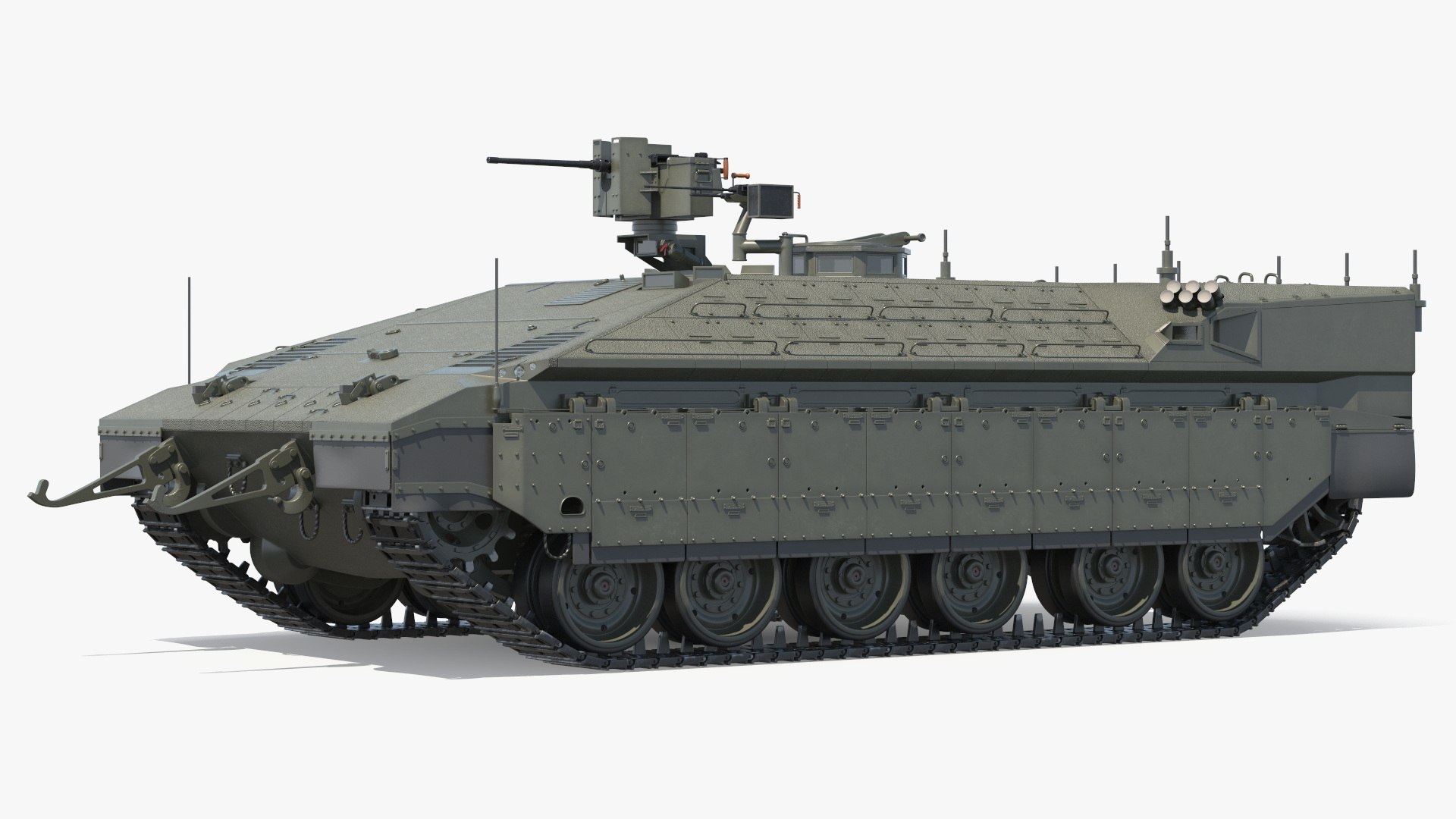 Israeli Namer APC With Machine Gun Station 3D Model - TurboSquid 2411125