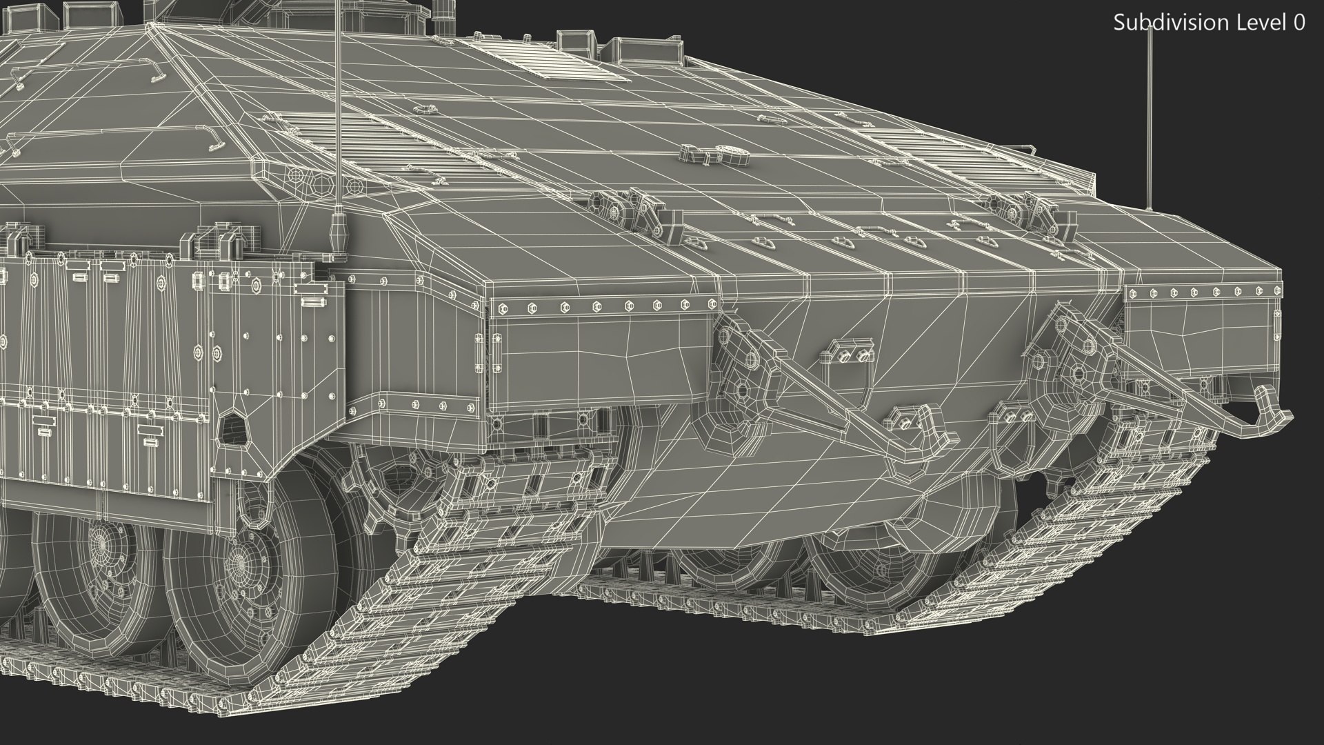 Israeli Namer APC With Machine Gun Station 3D Model - TurboSquid 2411125