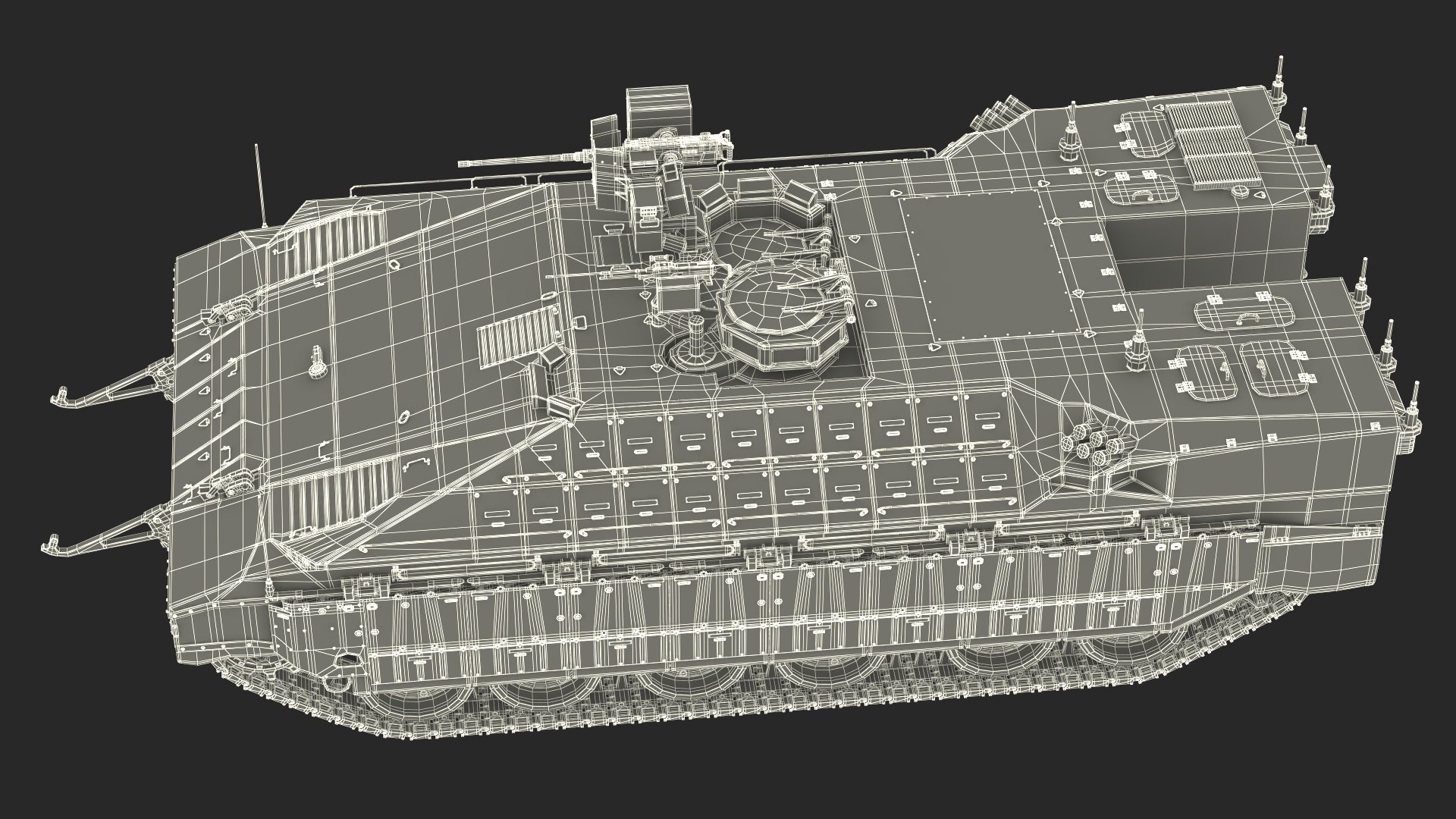 Israeli Namer APC With Machine Gun Station 3D Model - TurboSquid 2411125