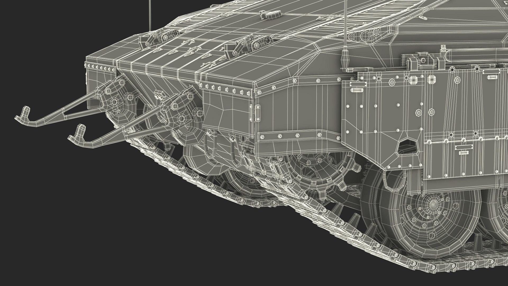 Israeli Namer APC With Machine Gun Station 3D Model - TurboSquid 2411125
