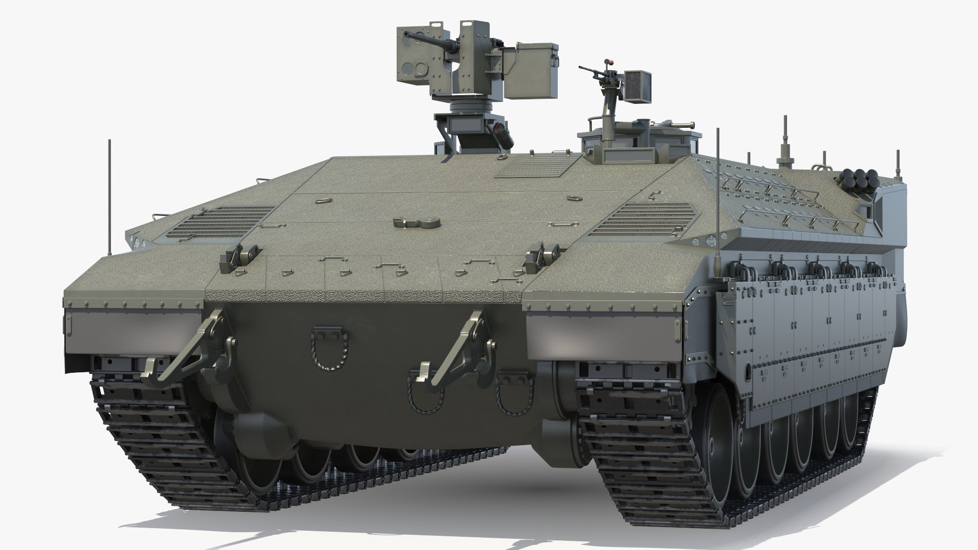 Israeli Namer APC With Machine Gun Station 3D Model - TurboSquid 2411125