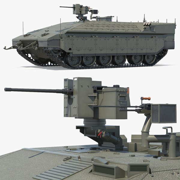 modelo 3d APC israelí Namer con estación de ametralladoras - TurboSquid ...