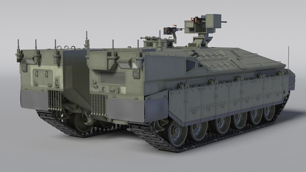 modelo 3d APC israelí Namer con estación de ametralladoras - TurboSquid ...