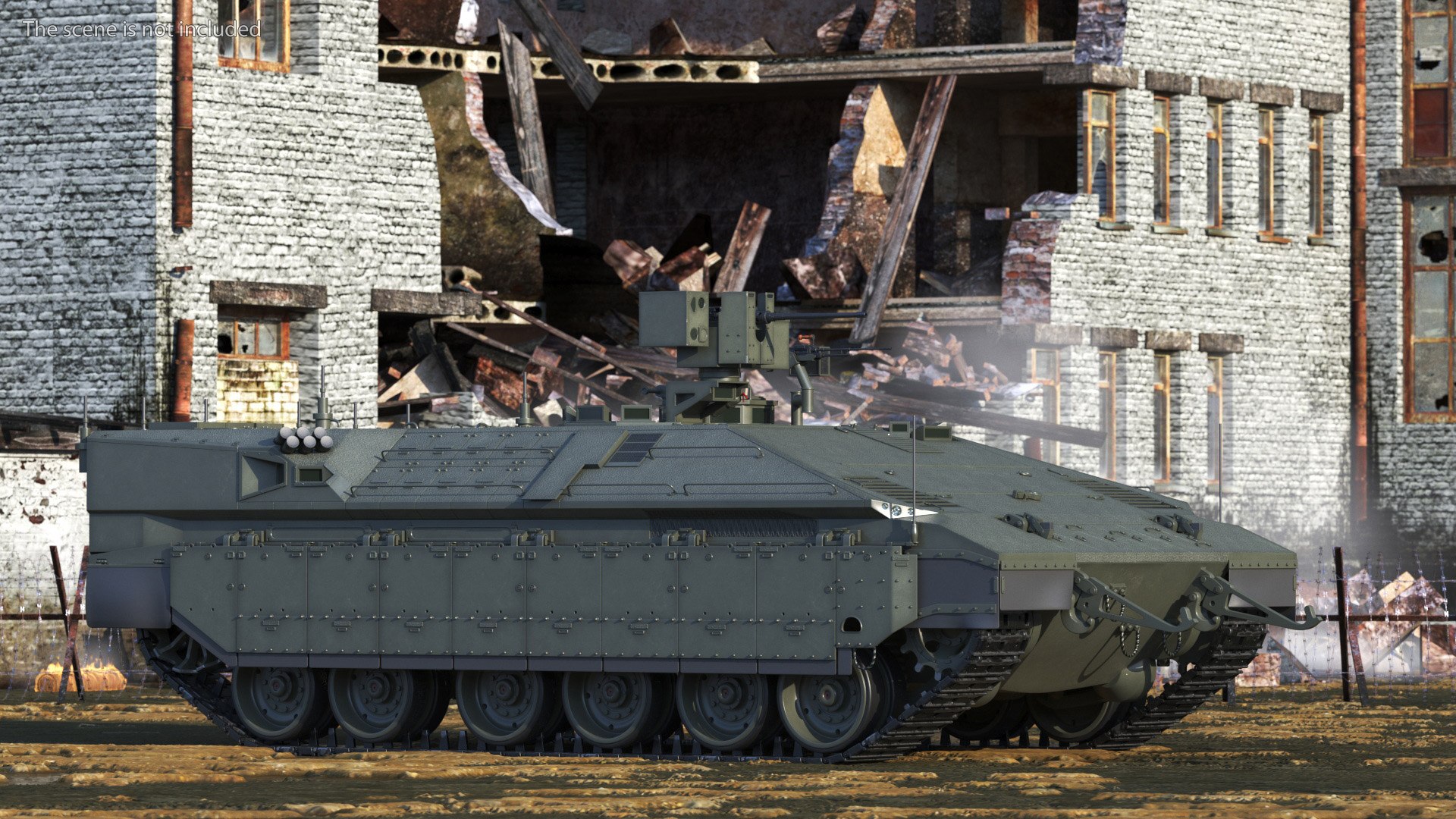 Israeli Namer APC With Machine Gun Station 3D Model - TurboSquid 2411125