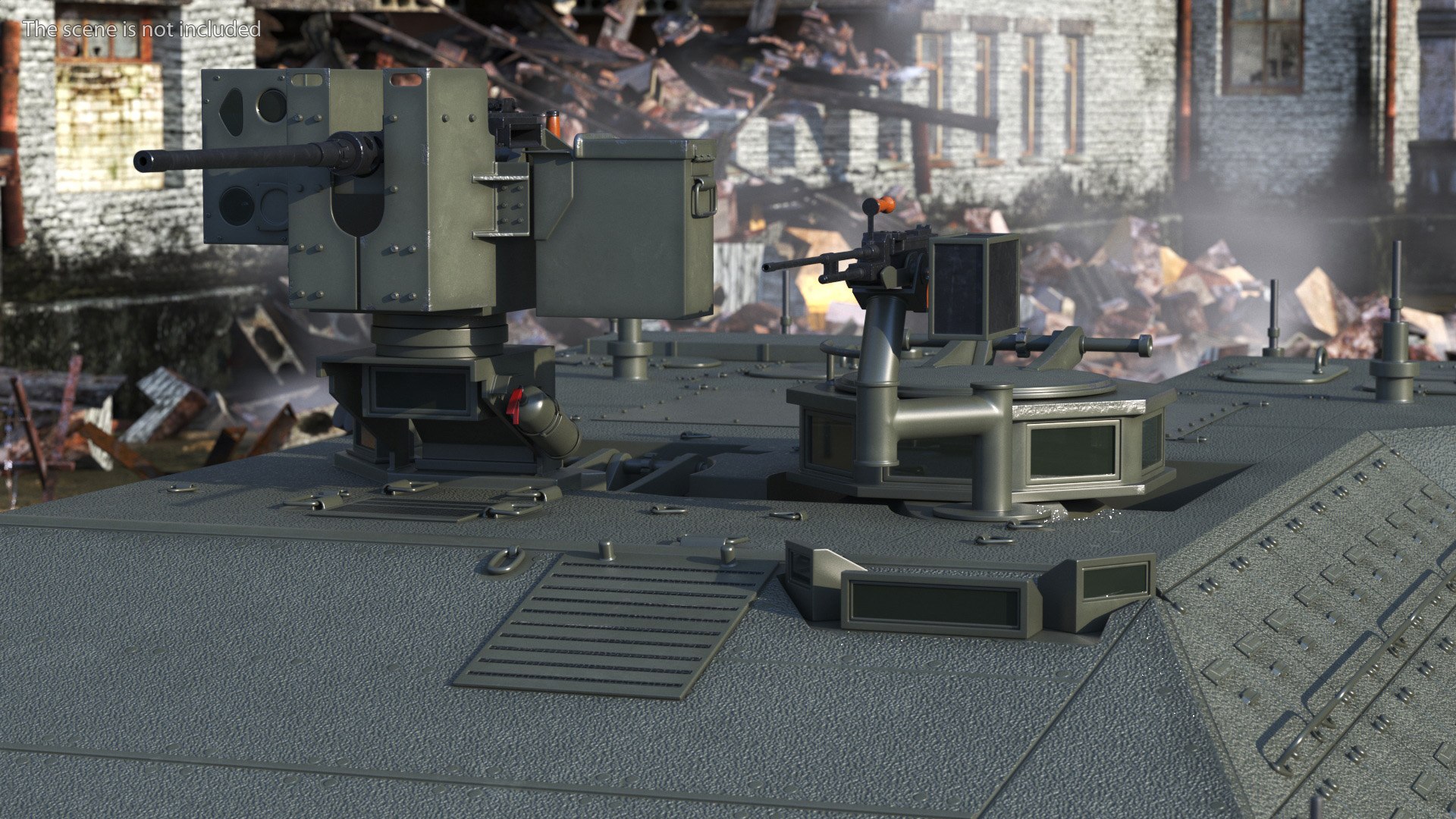 Israeli Namer APC With Machine Gun Station 3D Model - TurboSquid 2411125