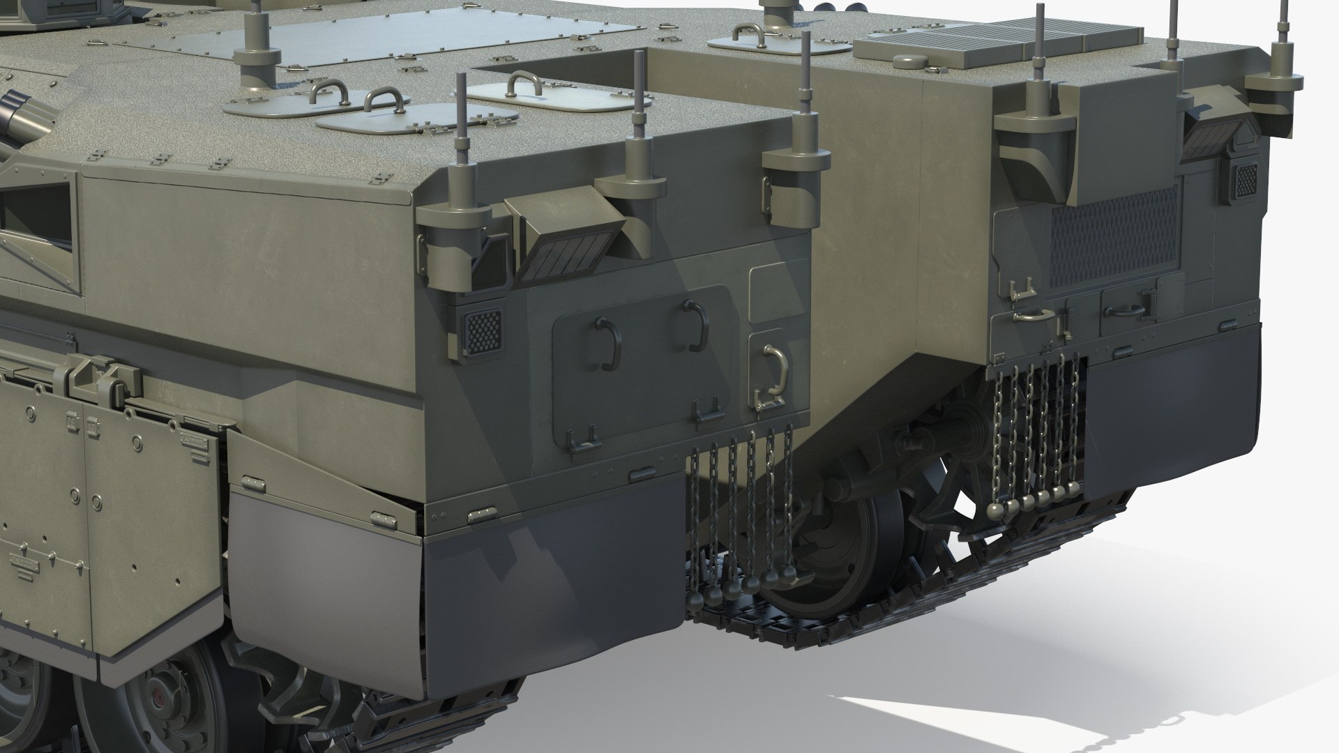 Israeli Namer APC With Machine Gun Station 3D Model - TurboSquid 2411125