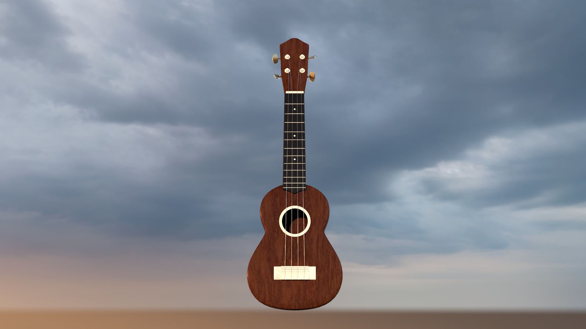 High-Poly Ukulele 3D Model model - TurboSquid 2129565