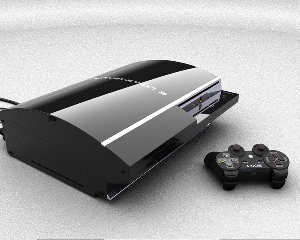 controller ps3 3 3d model