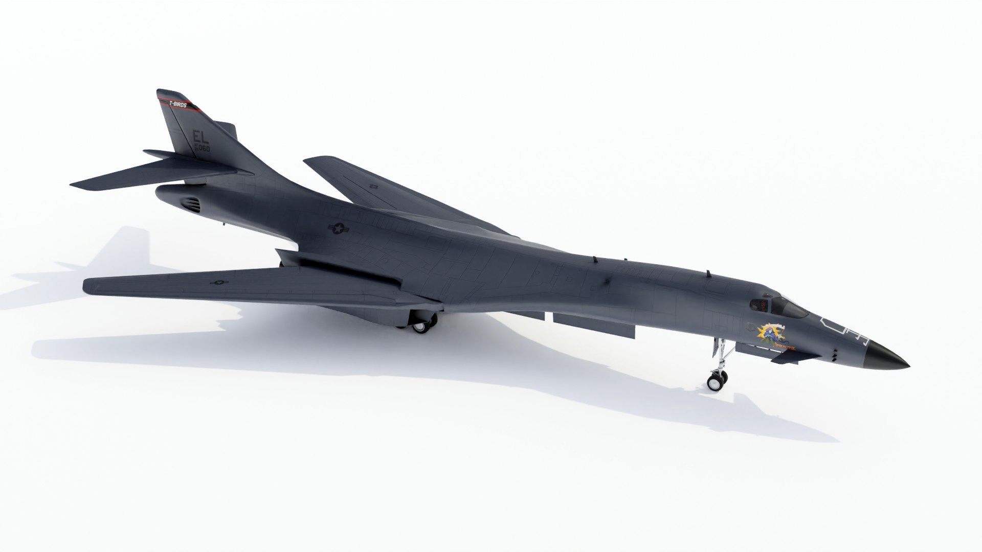 B-1b Lancer Usaf 3d Model