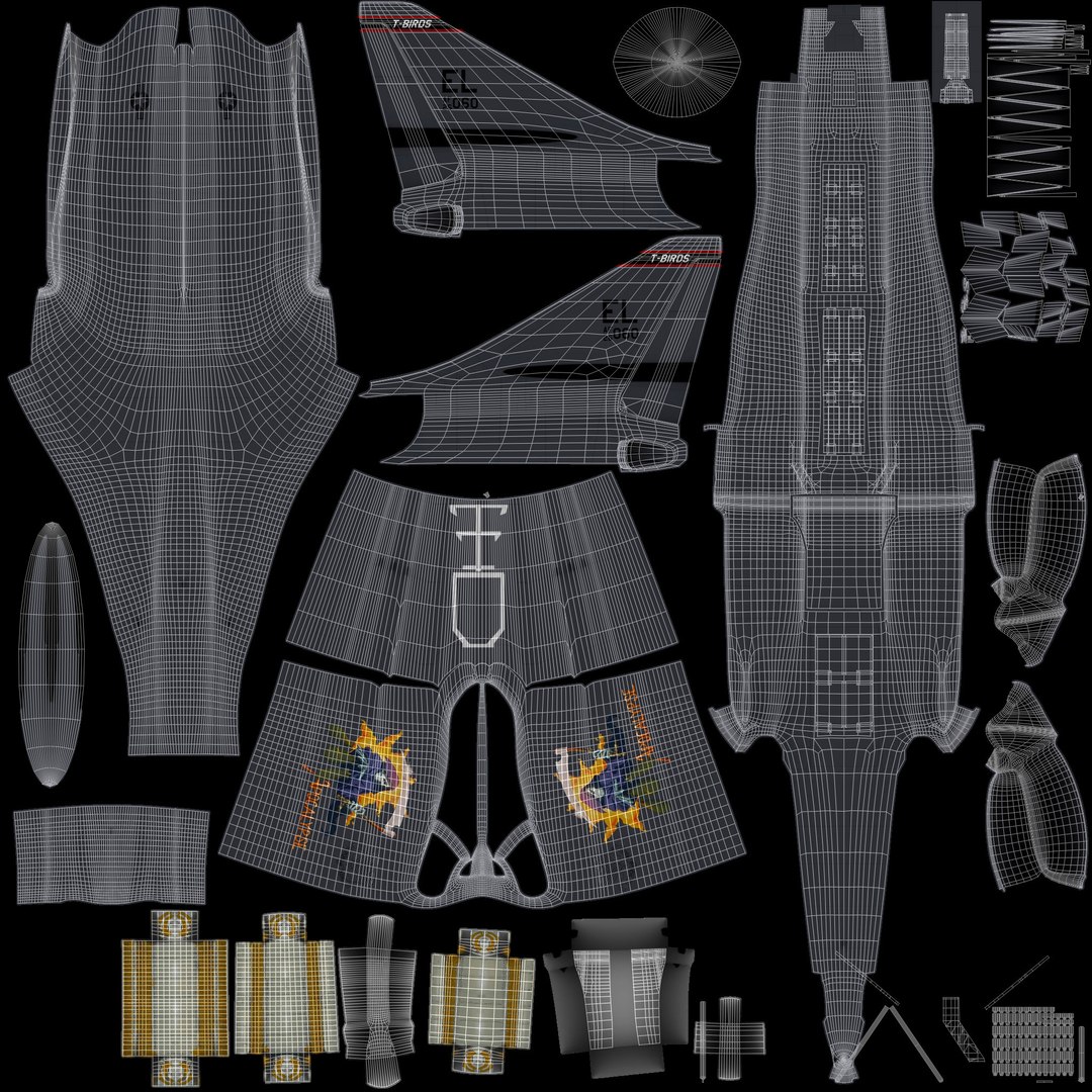 B-1b Lancer Usaf 3d Model