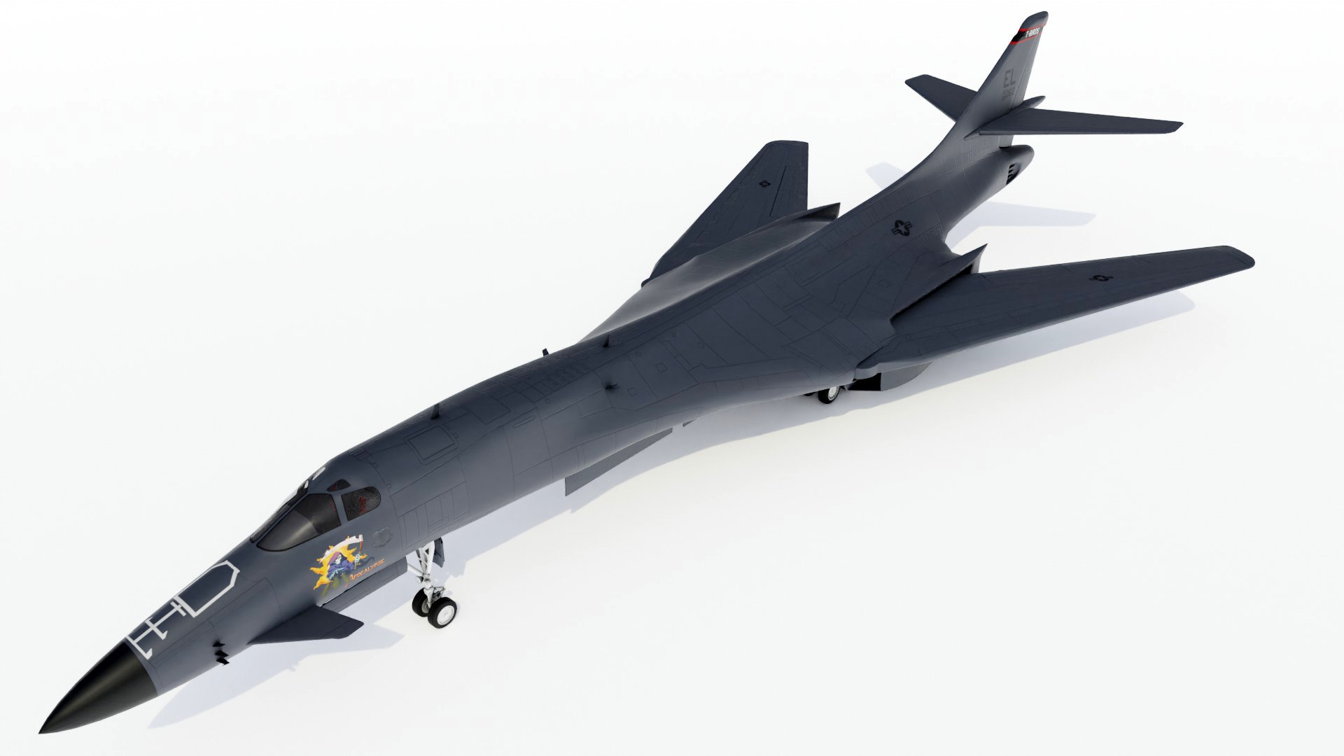 B-1b Lancer Usaf 3d Model
