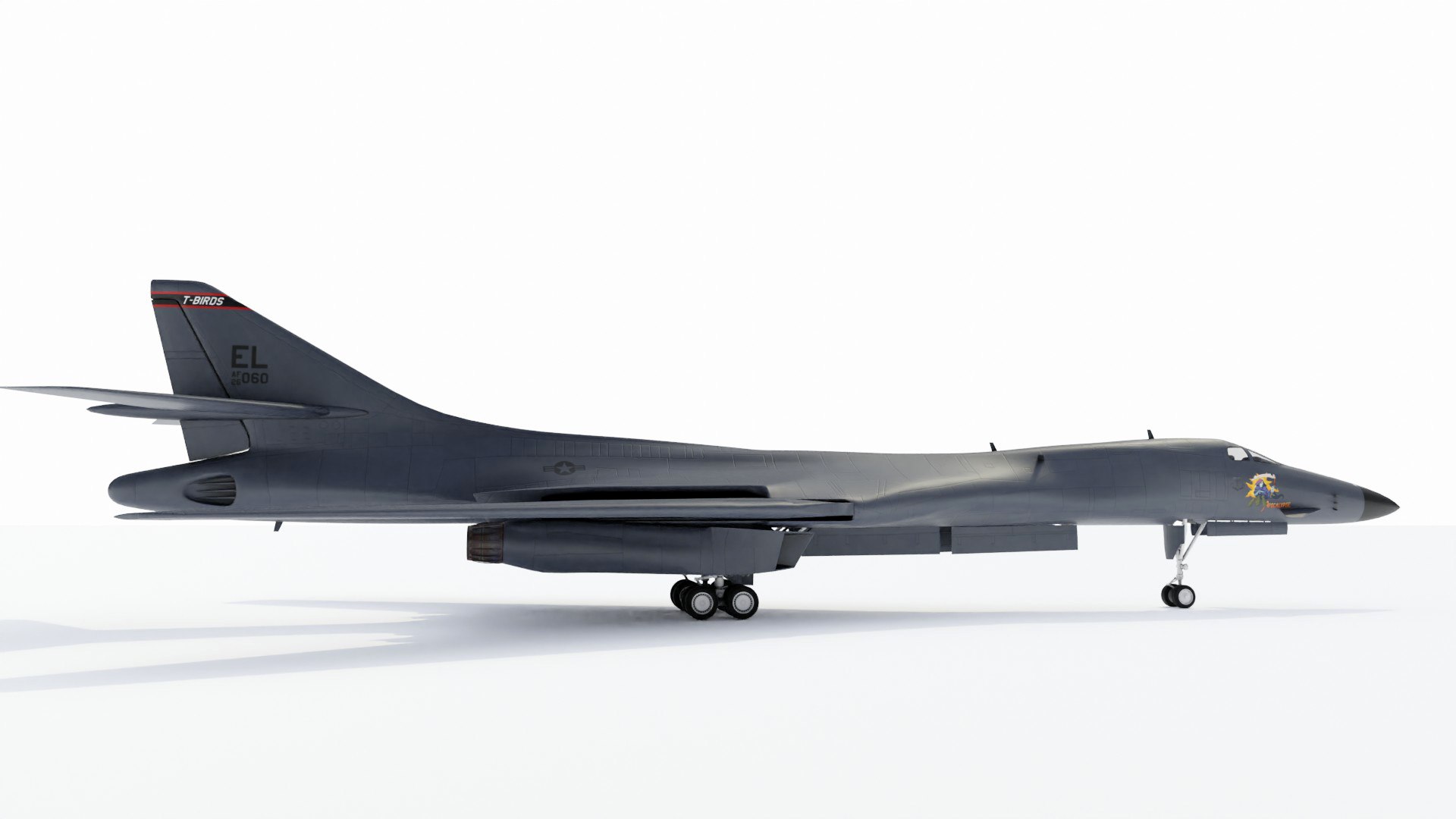 B-1b Lancer Usaf 3d Model