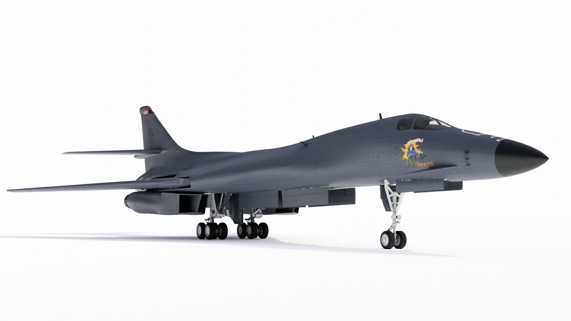 B-1b Lancer Usaf 3d Model