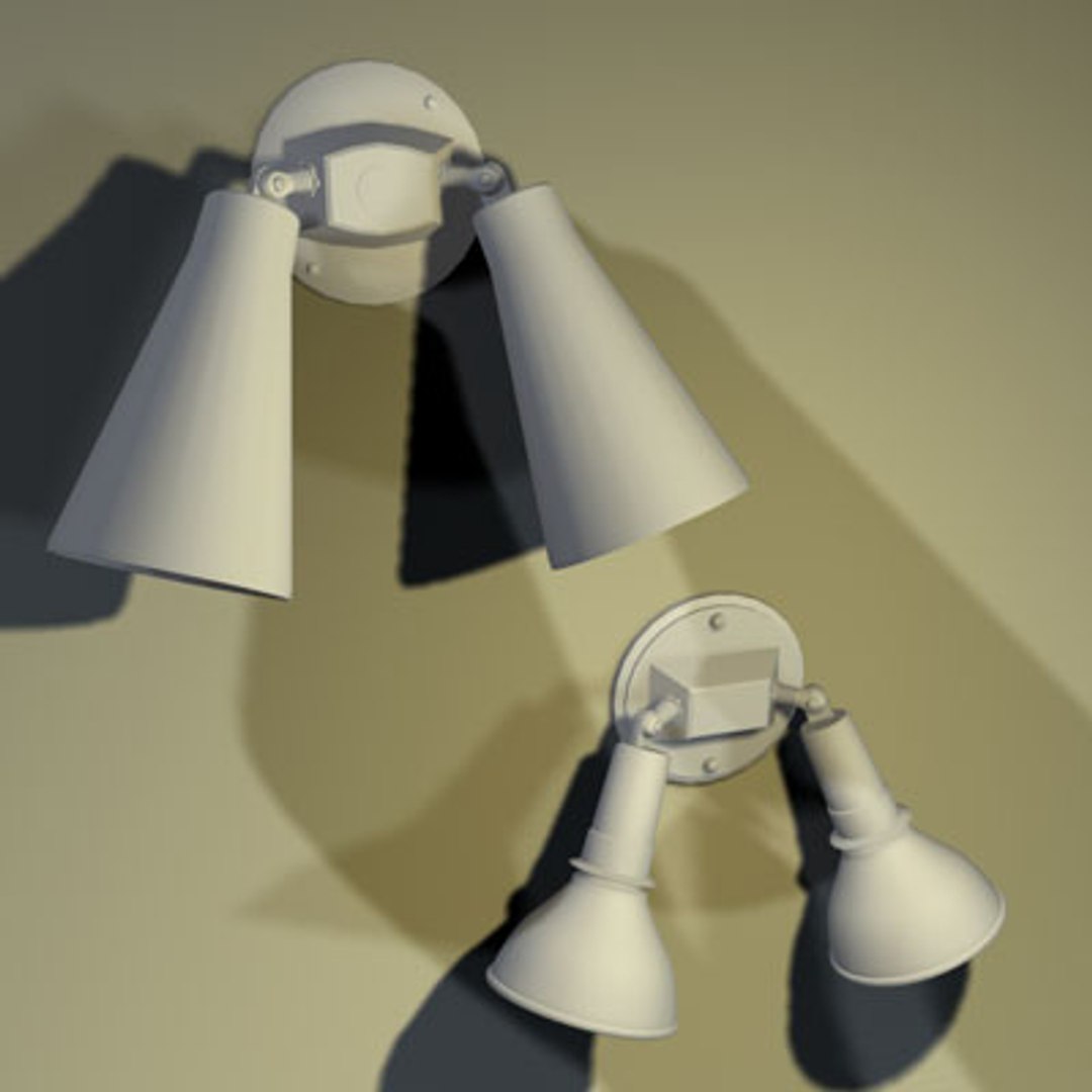 3d Flood Light Fixtures 01 Model