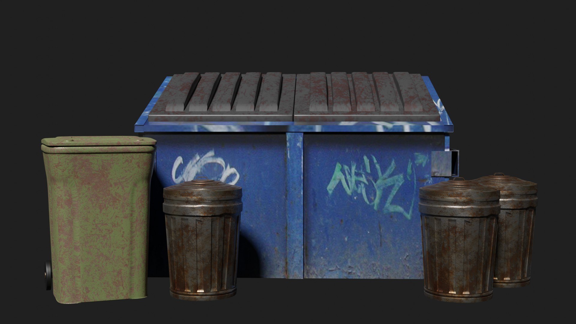 3D Trash - TurboSquid 2042009