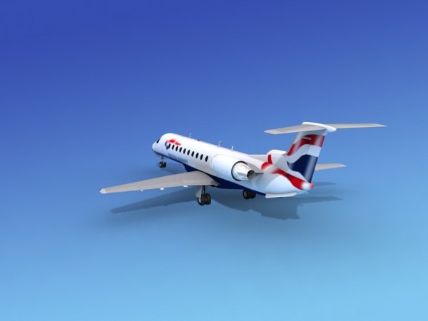 3d embraer erj